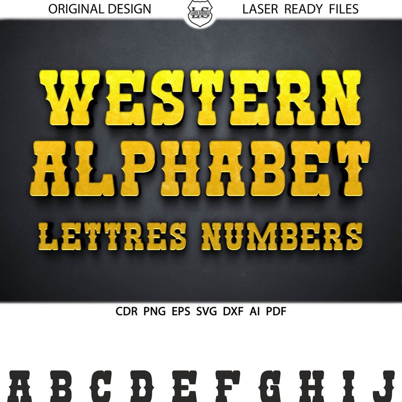 Letras vaqueras svg - Etsy México