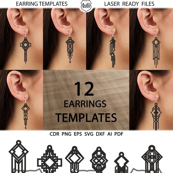 Dxf Earrings - Etsy
