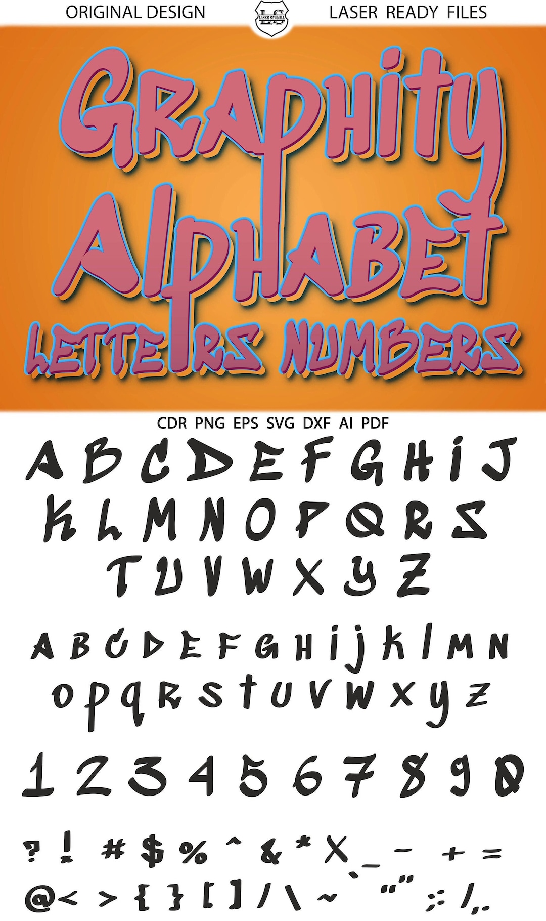 Graphity Alphabet Letters SVG DXF Graphity Vector Images Monogram ...