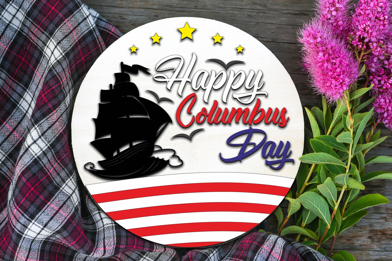 Columbus Day Sign SVG Welcome Sign SVG Columbus Day SVG | Etsy