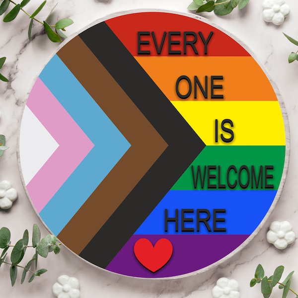 Everyone is Welcome - Etsy