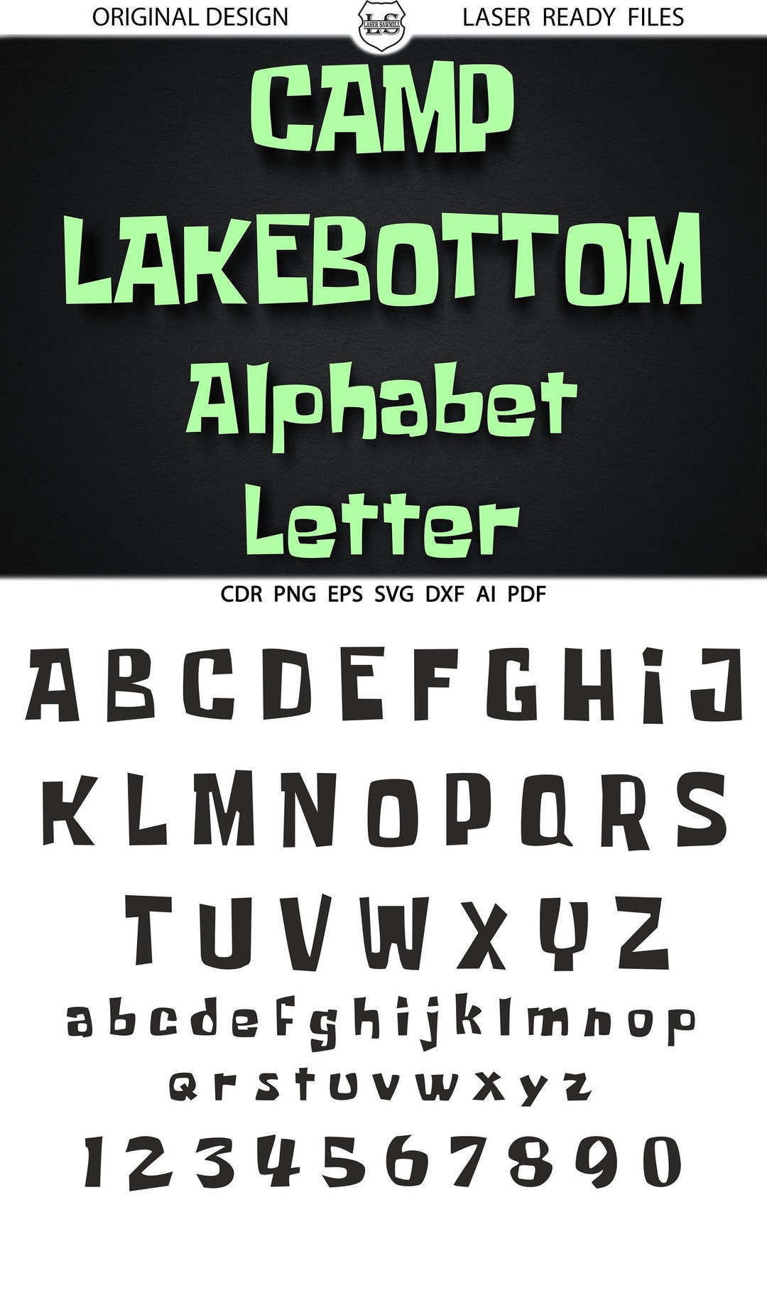 Sponge Alphabet Letters Svg Comic Alphabet DXF Cuttable Files ...