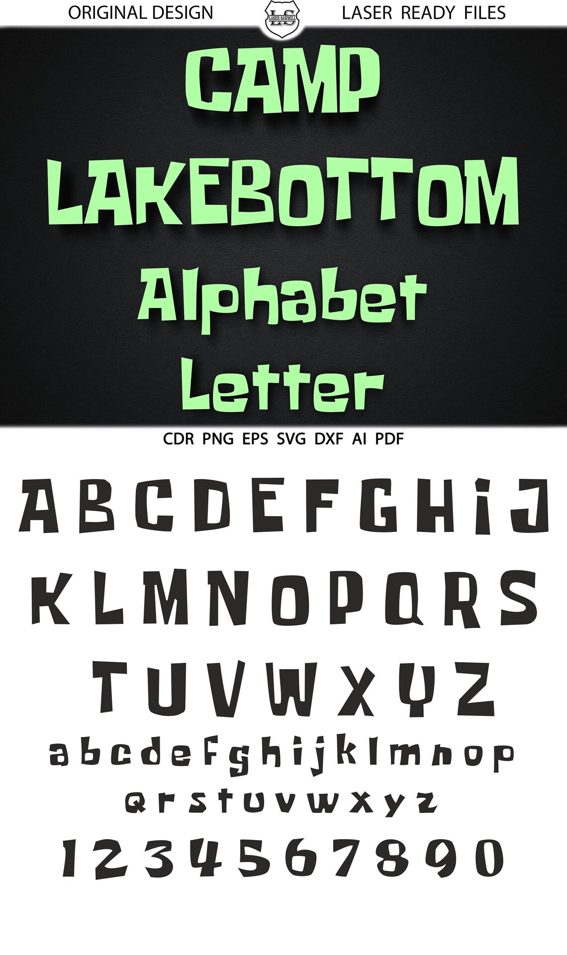Sponge Alphabet Letters Svg Comic Alphabet DXF Cuttable Files ...
