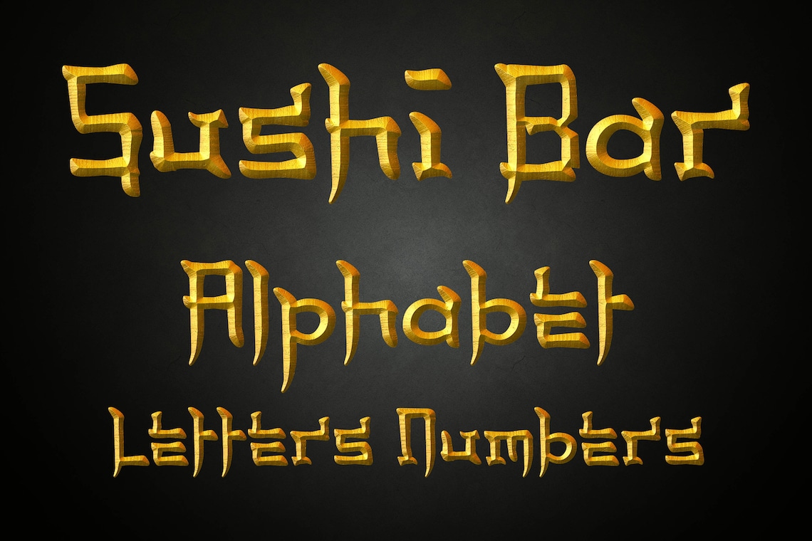 Sushi Alphabet Letters SVG Sushi Svg Alphabet, Sushi Rolls SVG Alphabet ...