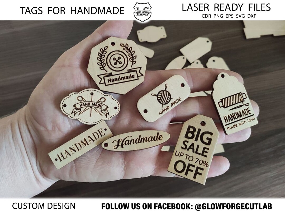 Svg Tags Files, Glowforge Files, Tags Bundle Cut Files, Laser Cut Files ...