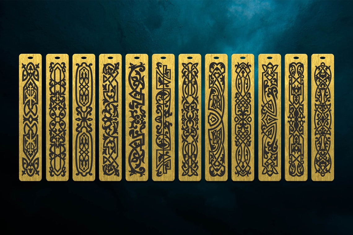 Bookmarks SVG Tribal Bookmark SVG Viking Bookmark Svg - Etsy