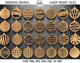 Christmas Balls Svg, Christmas Decorations Cut Files, Christmas Tree ...