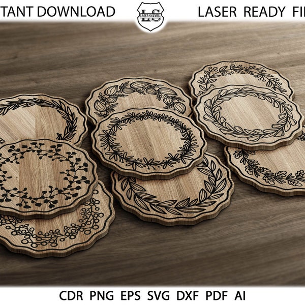 Fall Coasters - Etsy