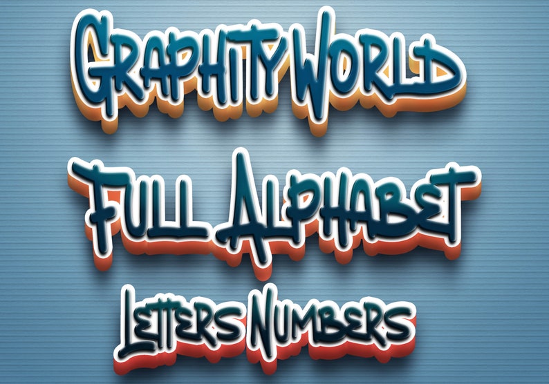 Graphity Alphabet Instant Download Graphity Letters SVG - Etsy
