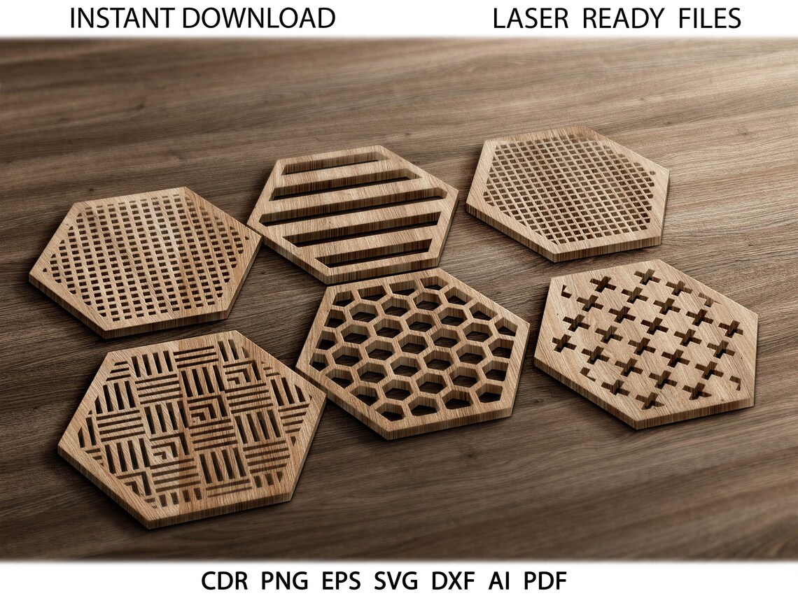 20 Geometric Coasters, Svg Panels Collection, Geometric Mandala, Square ...