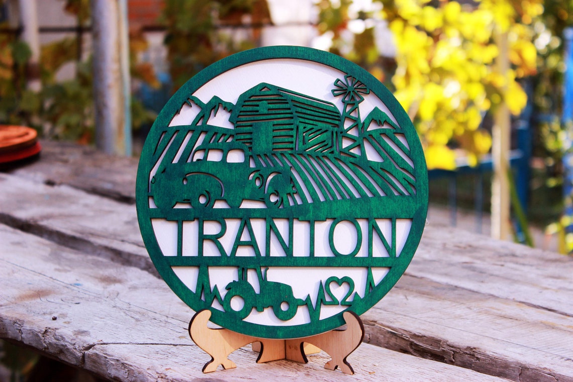 Farm scene Cut Files SVG files for plasma Laser cutting | Etsy