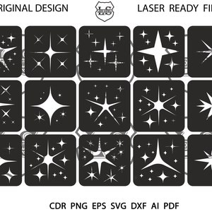 15 Square Coaster Dfx, Svg, Cdr, Eps, Coasters for Hot, Laser Cut ...