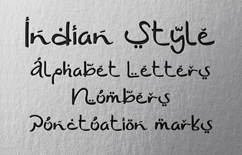 Indian Style Alphabet SVG Yoga Alphabet DXF Vector Images Monogram ...