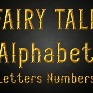 Fairy Tail Alphabet SVG Letters DXF Digital Images Svg Dxf Silhouette ...