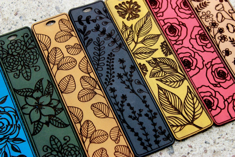 Bookmarks SVG Set of 7 Bookmark SVG Bookmark Laser File - Etsy