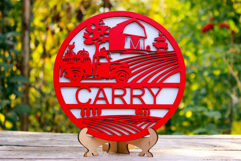 Farm Car Signpersonalized Farm Signfarm Welcome Signsvg | Etsy
