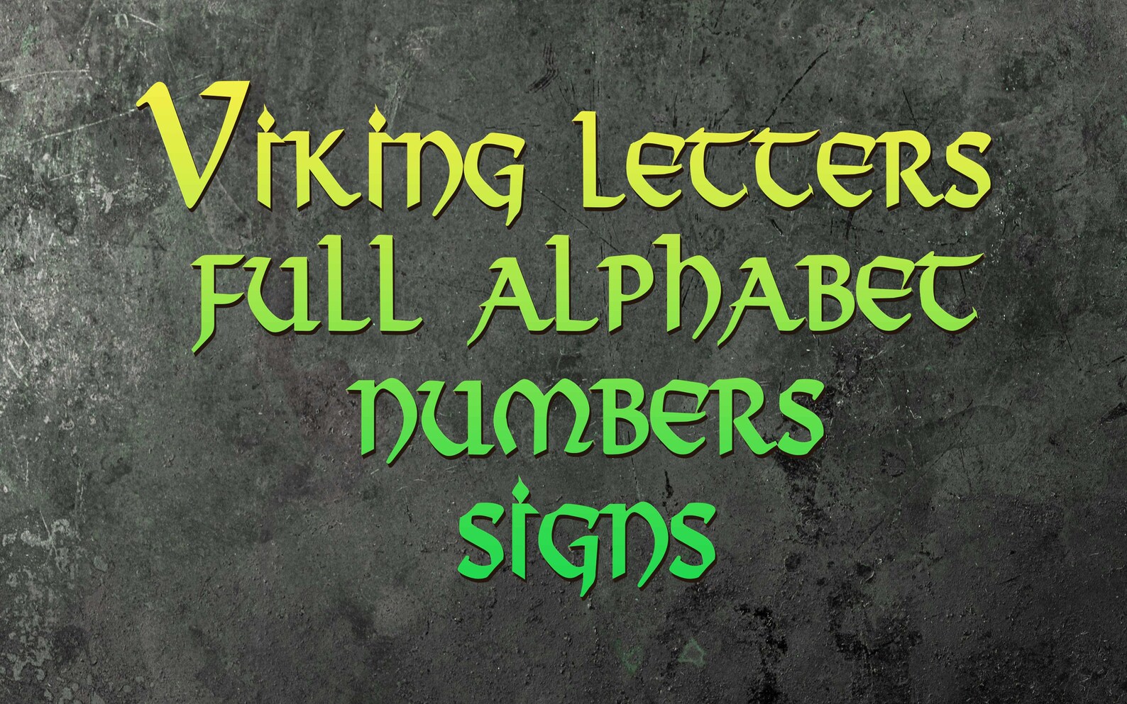 Viking Letters Alphabet SVG Digital Images Instant Download - Etsy