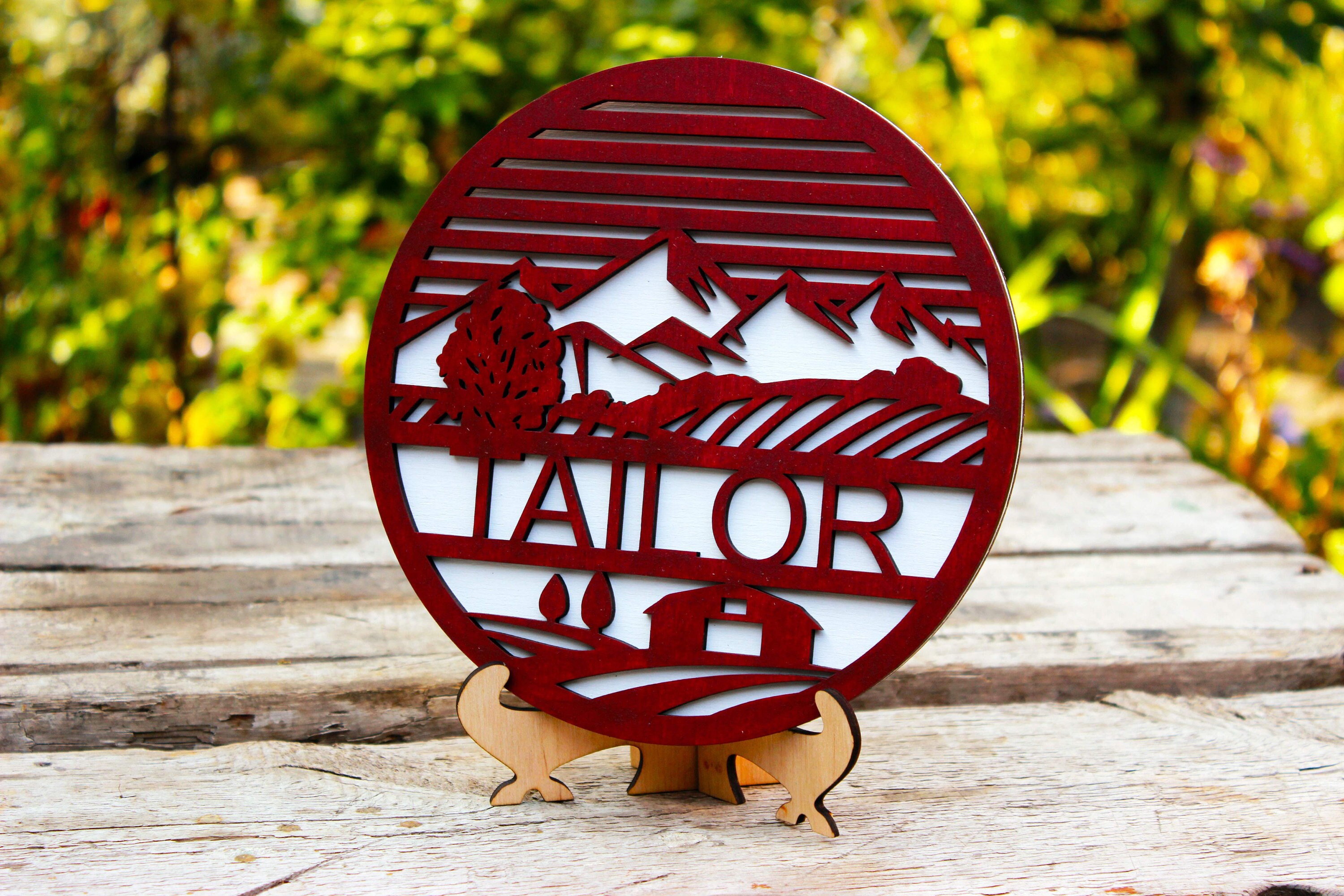 Farm Decor Sign Papercut Cutting File Laser Cut Farming Dxf | Etsy