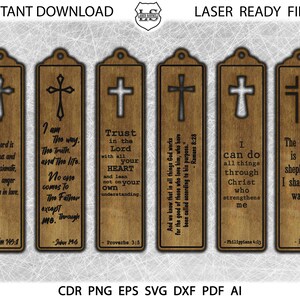 Religious Bookmarks Easter Bookmarks Jesus Christian Design Bundle Dxf ...