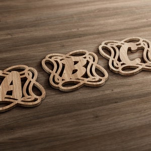 Glowforge Alphabet, Glowforge Letters A-Z Svg,monogram,wedding,alphabet ...