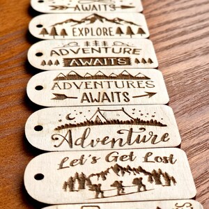 Glowforge SVG Keychains, Laser Cut Keychains Files, Adwenture Keychains ...