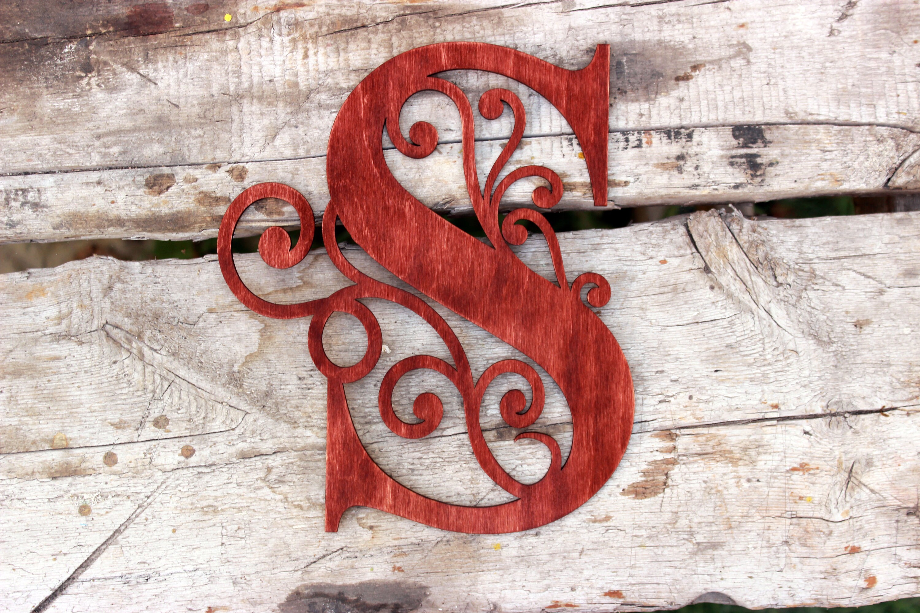 Split Regal Monogram Alphabet Letters SVG DXF Vector Cut Files | Etsy