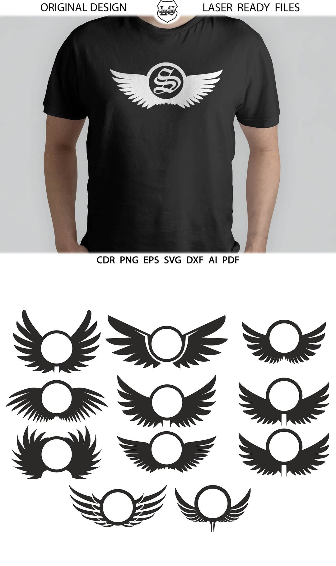 11 Wings Wings Monogram Wings Frames Feather Wings Angel Wings Wings ...