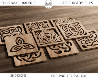 15 Celtic Coasters SVG, SVG Celtic Knot, Home Decor SVG, Coaster Grill ...