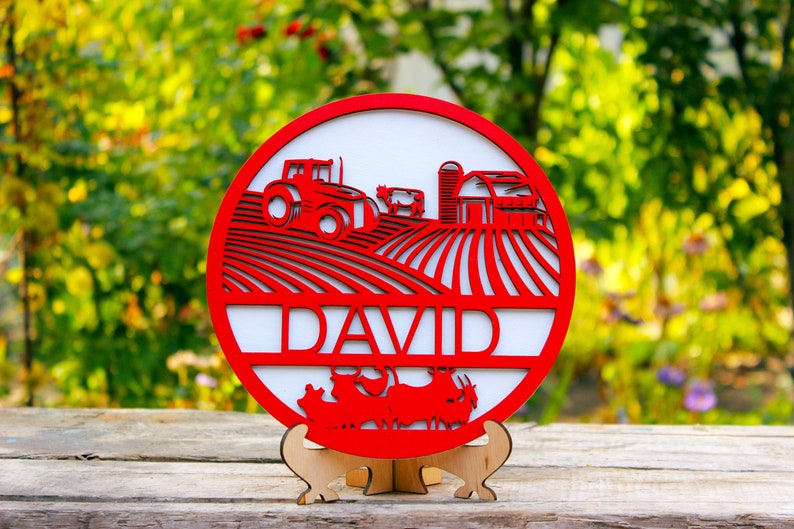 Tractor Monogram Svg Farmer Monogram Svg Farming Monogram - Etsy