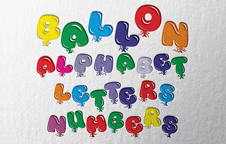 Balloon Kids Alphabet Letters | Balloon Kids Numbers | Kids Balloon ...