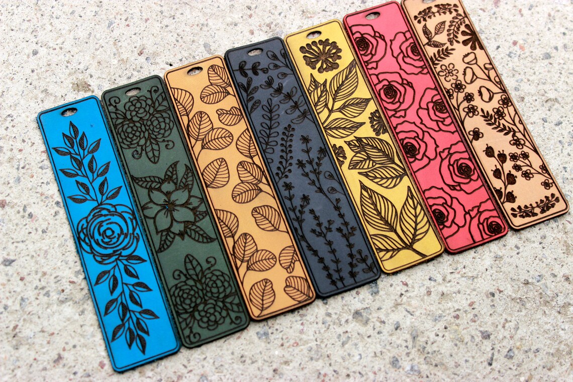 Bookmarks SVG Set of 7 Bookmark SVG Bookmark Laser File - Etsy