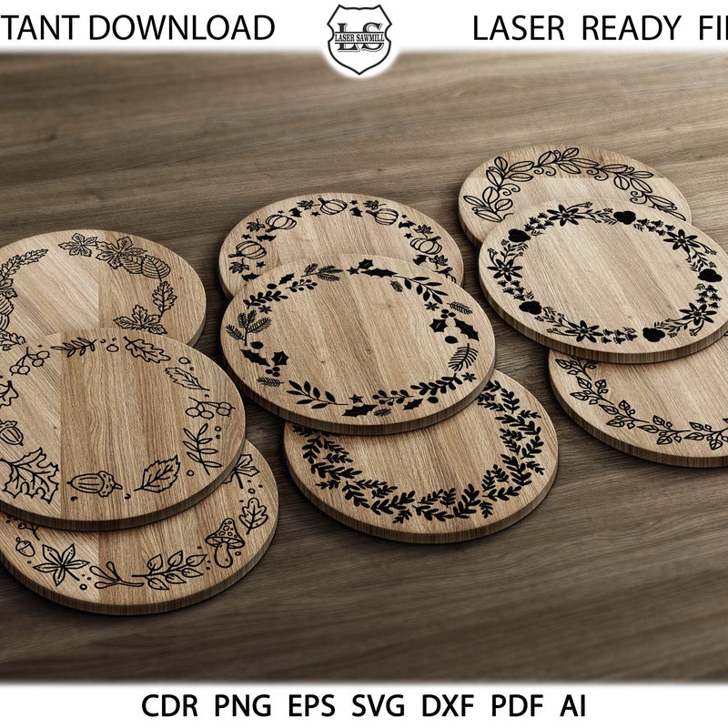 Fall Coasters - Etsy