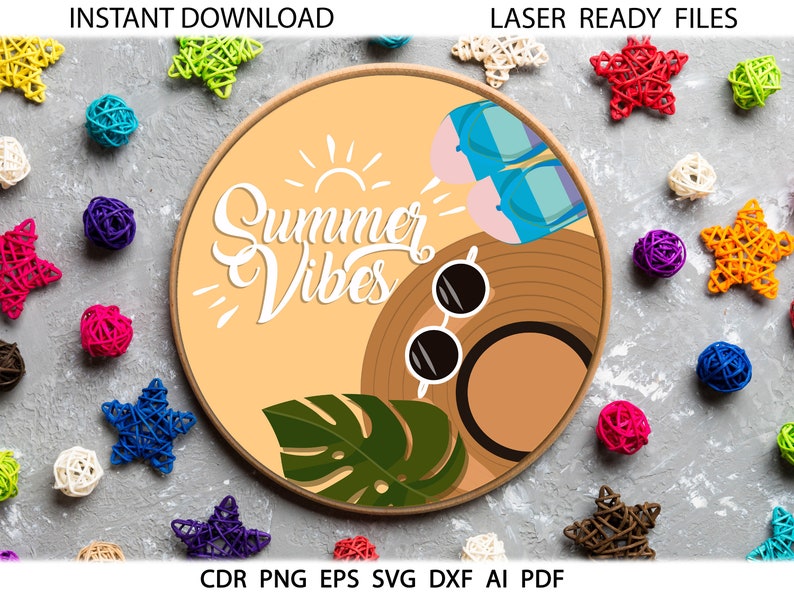 Summer Vibes Sign Svg Summer Vibes SVG Welcome Sign SVG Door - Etsy