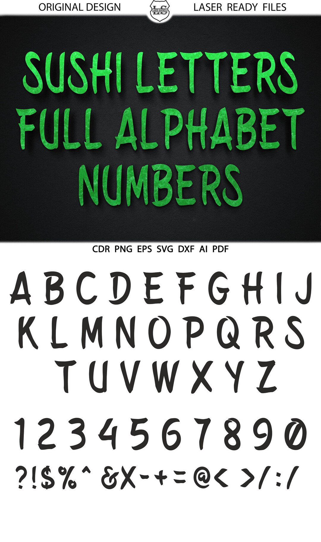 Sushi Alphabet Letters SVG Sushi Svg Alphabet, Sushi Rolls SVG Alphabet ...