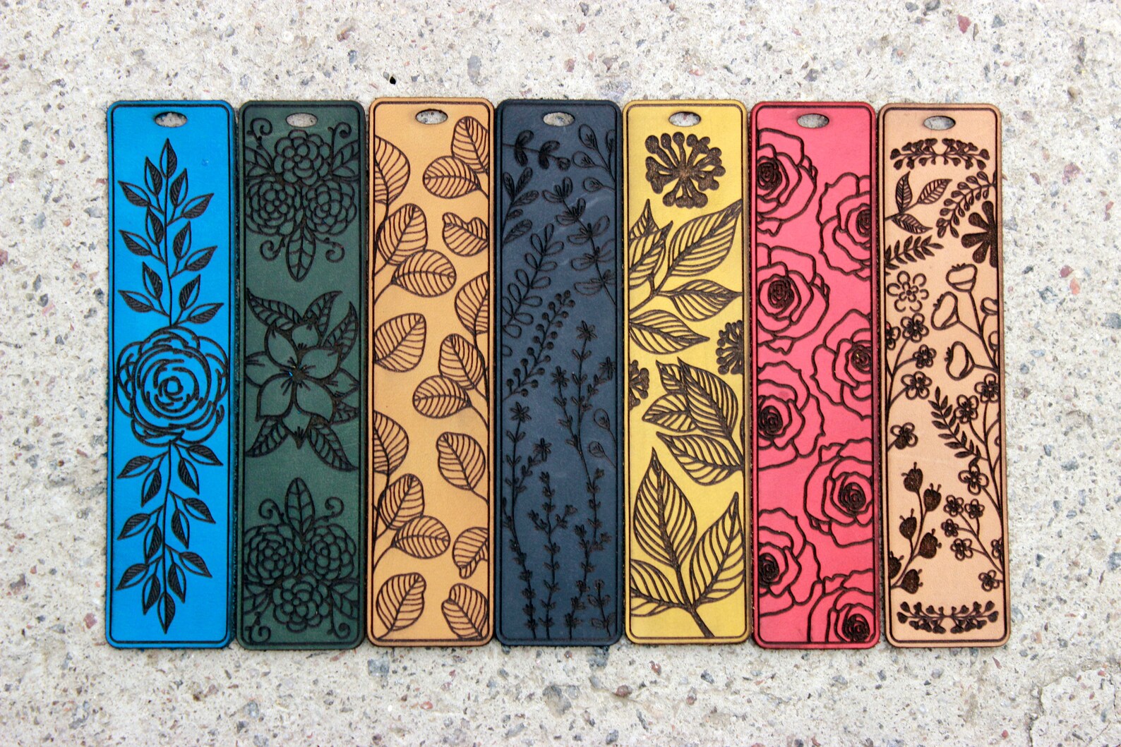 Bookmarks SVG Set of 7 Bookmark SVG Bookmark Laser File - Etsy