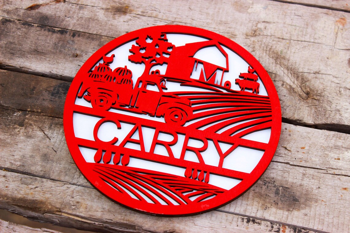 Farm Car Signpersonalized Farm Signfarm Welcome Signsvg | Etsy