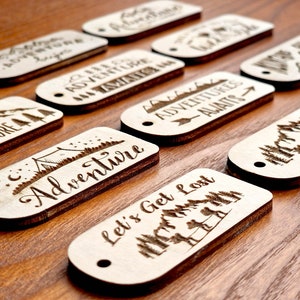 Glowforge SVG Keychains, Laser Cut Keychains Files, Adwenture Keychains ...