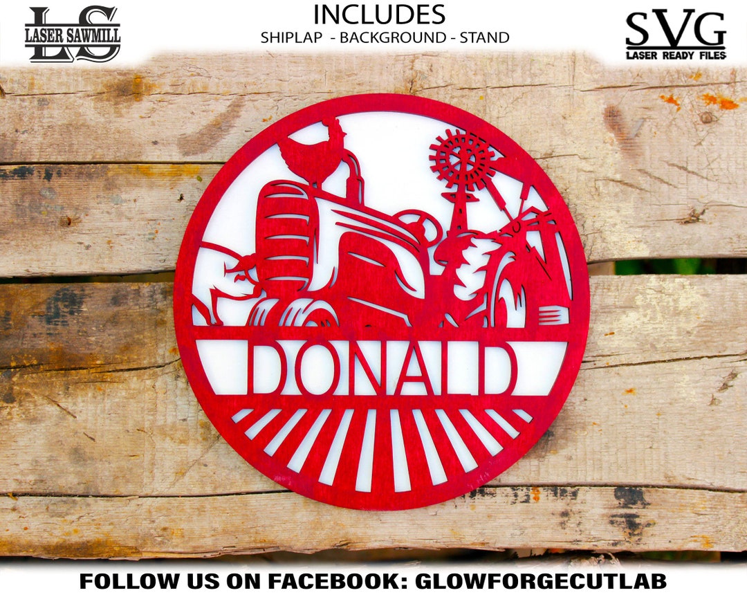 Tractor Monogram Svg, Farmer Monogram Svg, Farming Monogram Svg, Farm ...