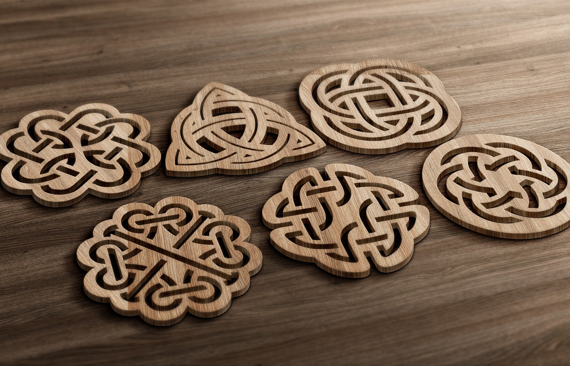 16 SVG Celtic Knot Celtic coasters SVG Home Decor SVG | Etsy