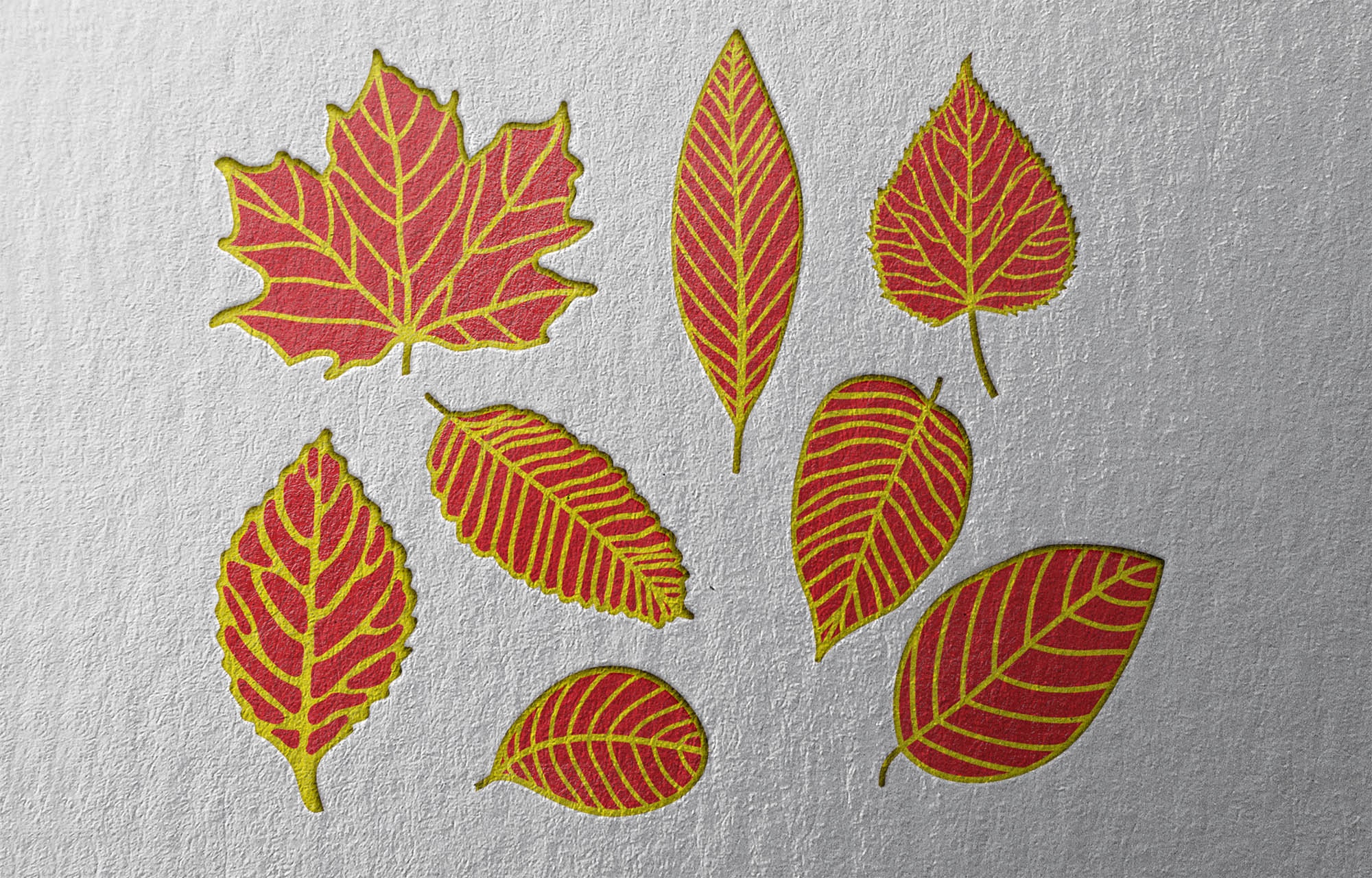 Feuille svg 8 Feuilles superposées svg 8 Feuilles svg - Etsy Canada