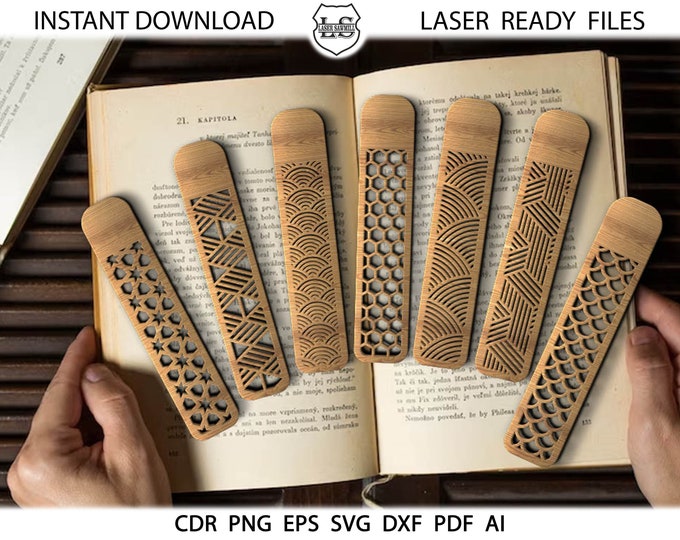 Bookmarks SVG, Bookmark SVG, Bookmark Laser File, Bookmark Glowforge ...