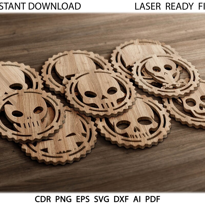 Skull Metal Laser Cut Files - Etsy