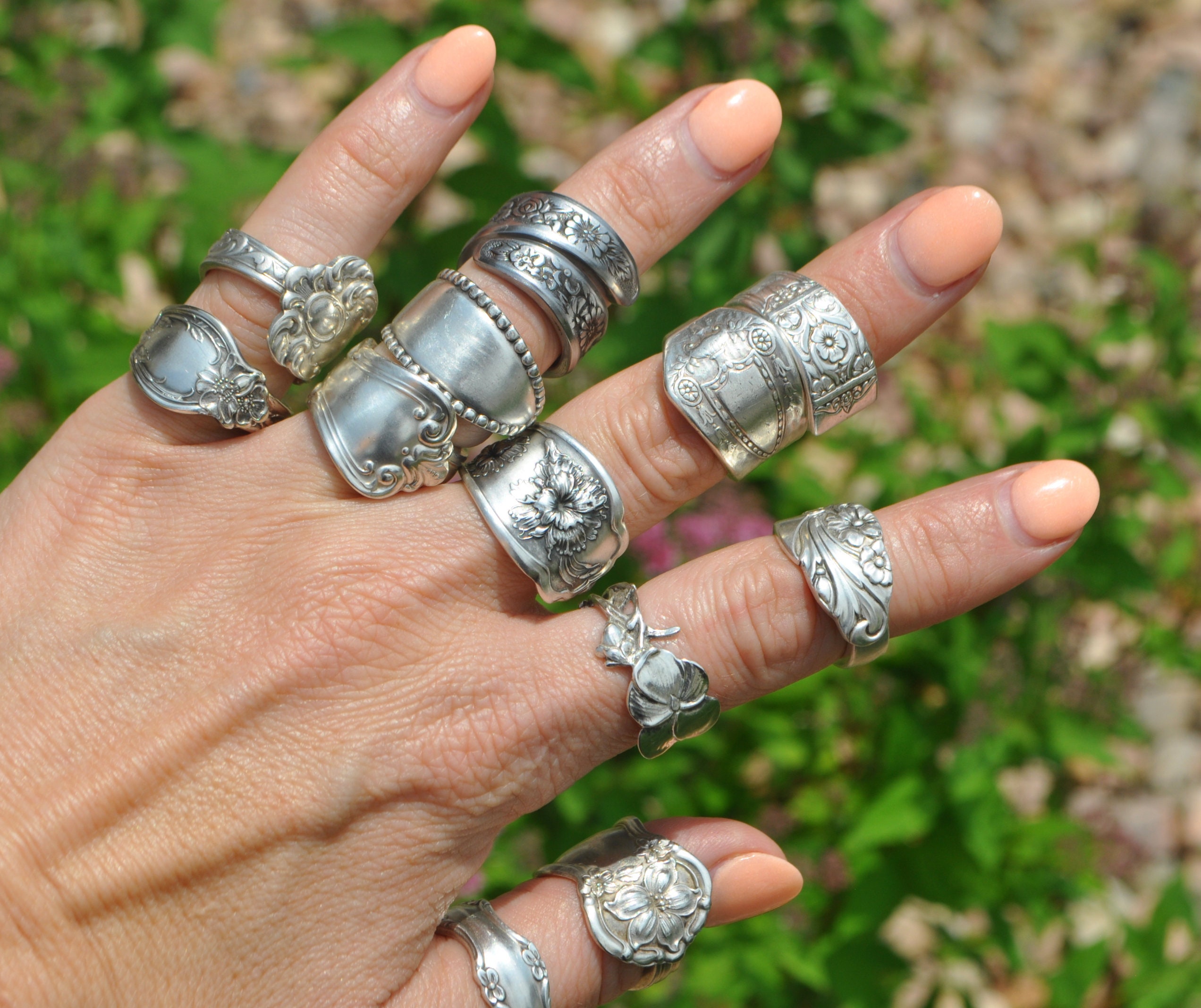 Rings Made Out Of Spoons