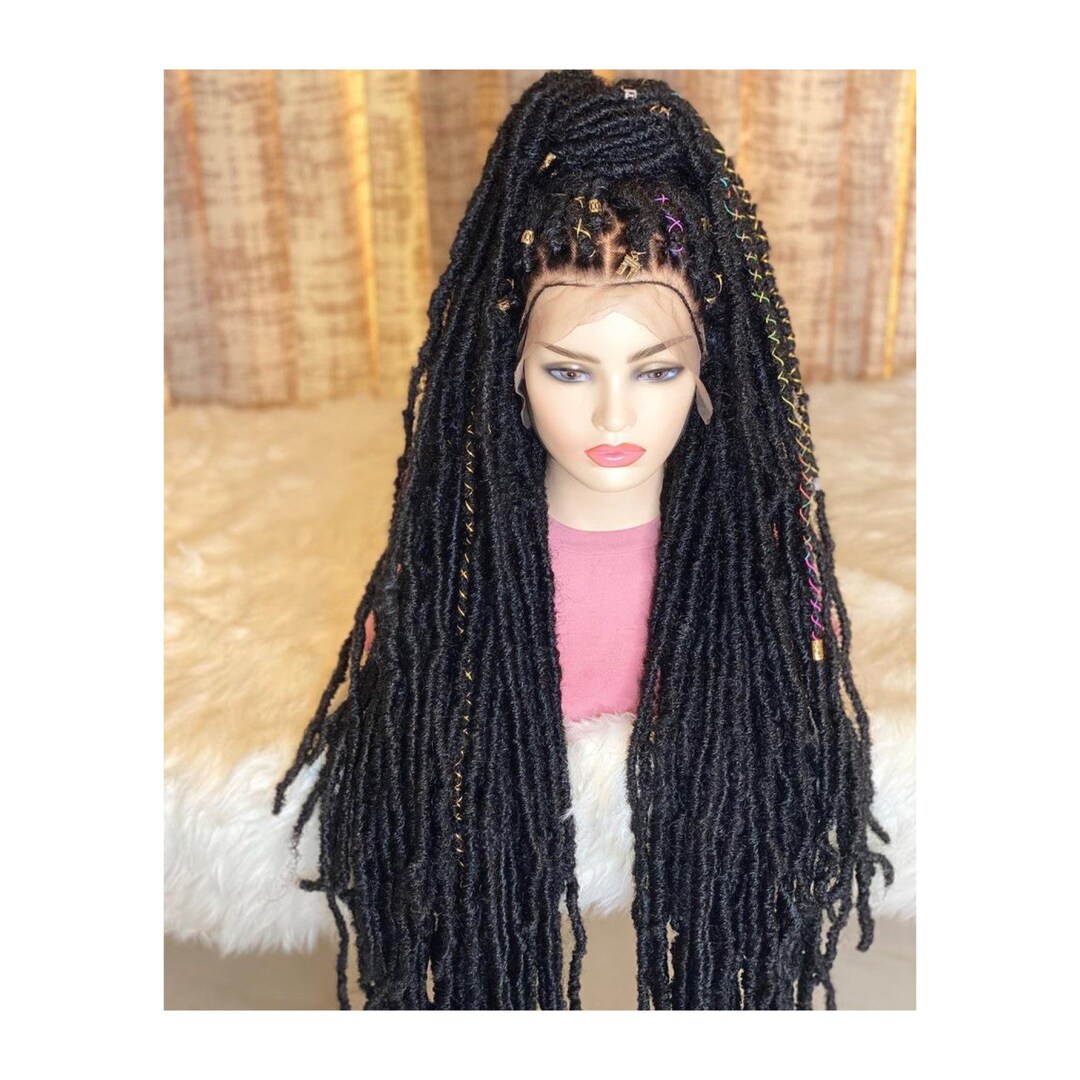 Distressed Faux Locs Dreadlocks Wig Rasta Locs Goddess Locs - Etsy