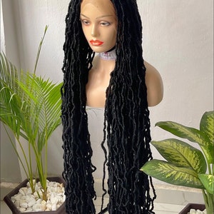 Extended Locs, 36 Inches Nu Locs, Wigs for Black Woken, Distress Locs ...