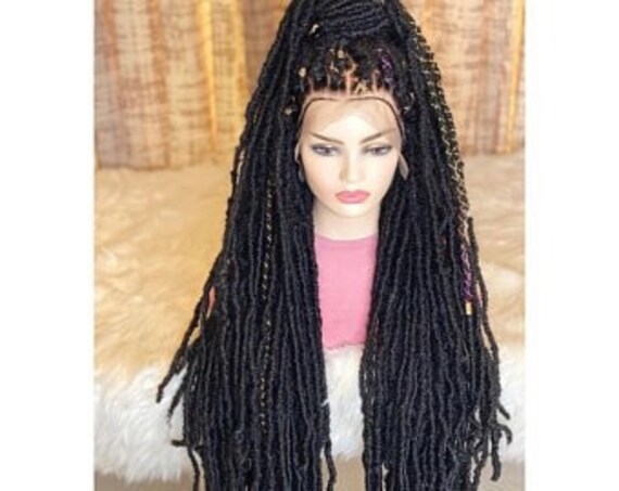 Distressed Faux Locs Dreadlocks Wig Rasta Locs Goddess Locs | Etsy