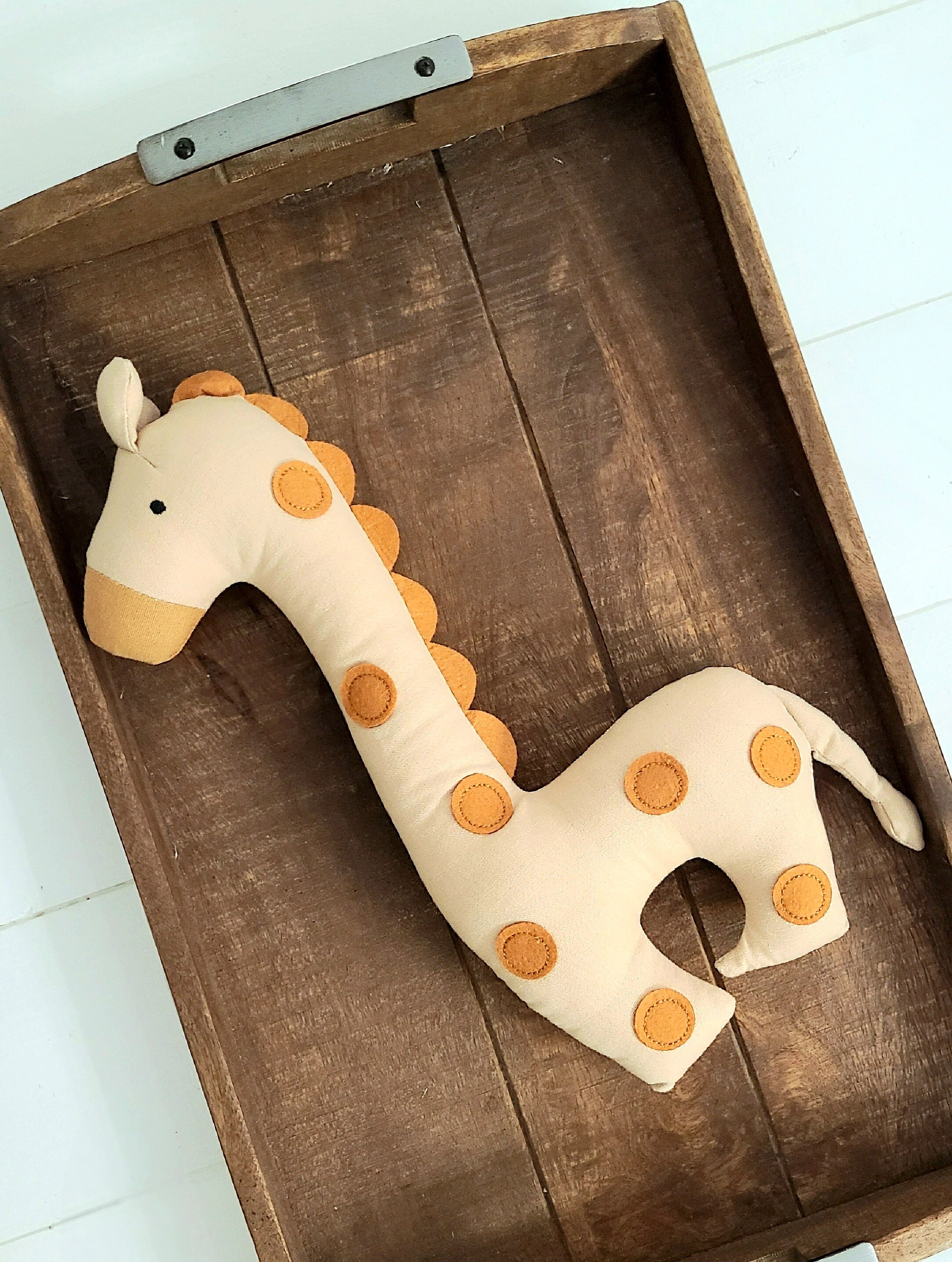 Giraffe Stuffed Animal Boho Giraffe Doll Nordic Nursery - Etsy