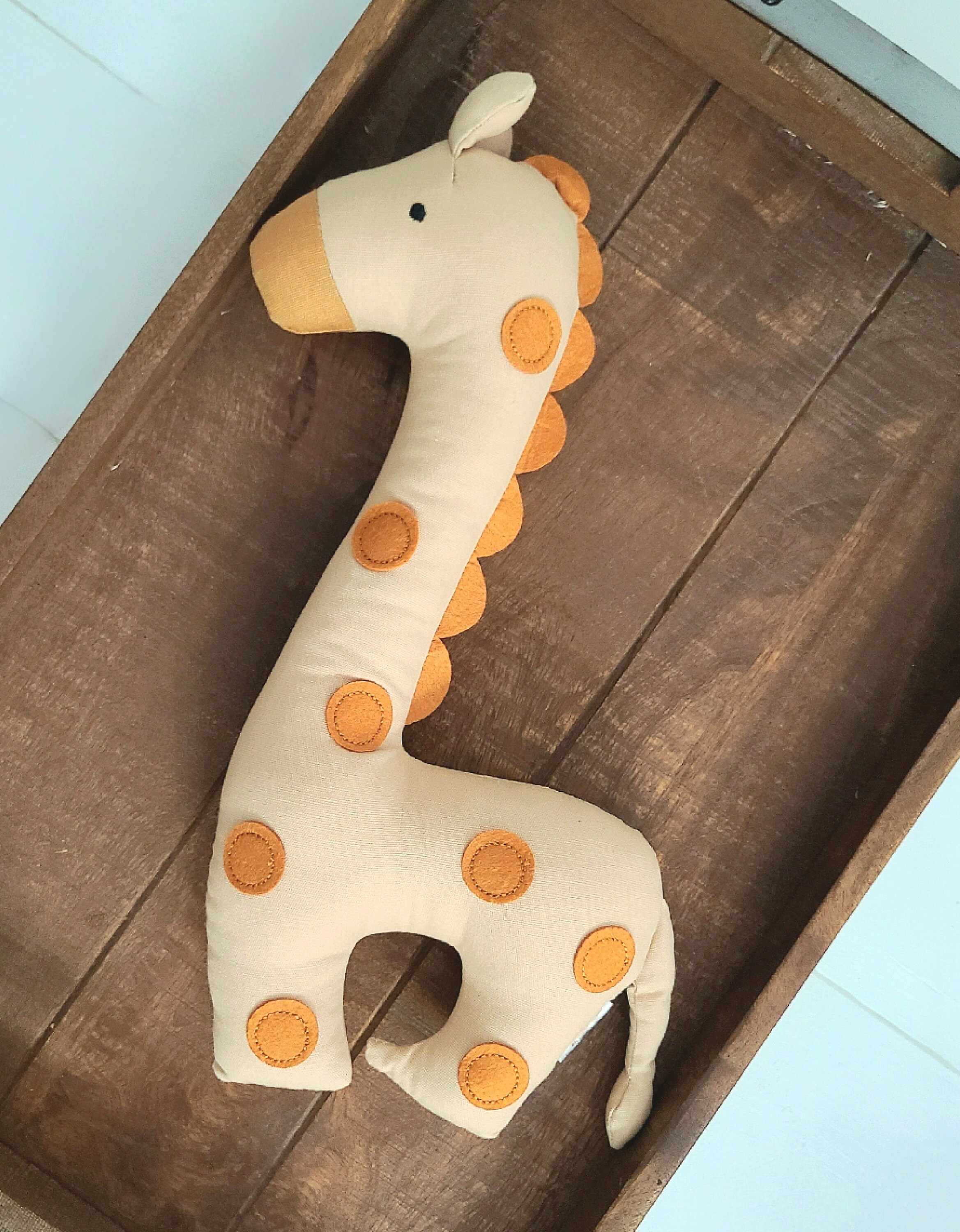 Giraffe Stuffed Animal, Boho Giraffe Doll, Nordic Nursery Decor ...