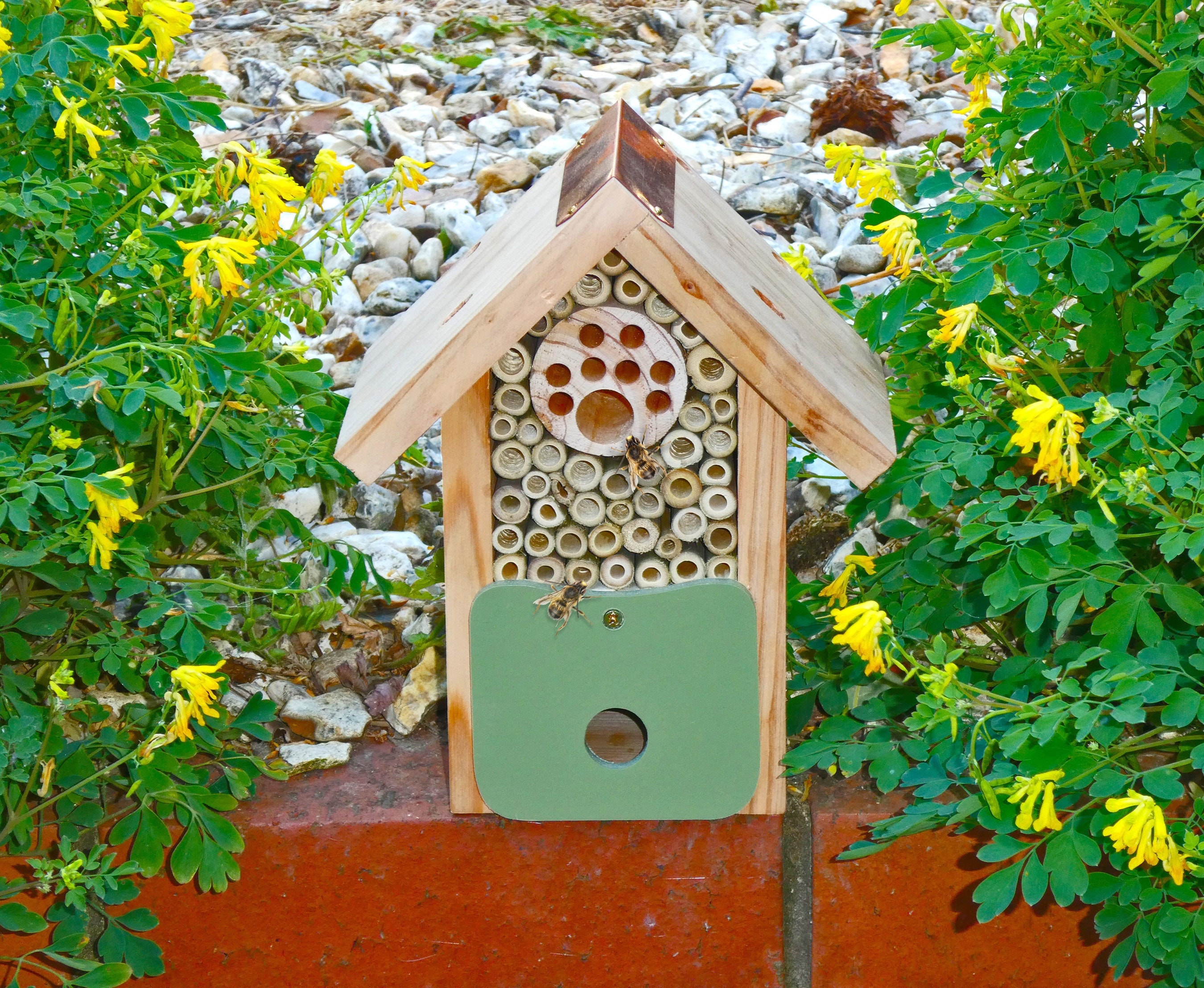 Wooden Bee Barn: FSC Timber, Solitary Bee House - Etsy