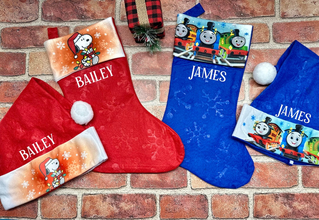 Character Christmas Stocking Personalized - Etsy